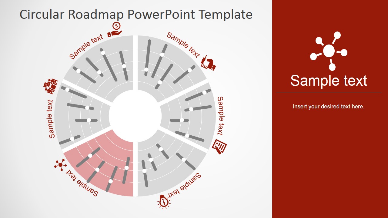 Circular Roadmap PowerPoint Template - SlideModel