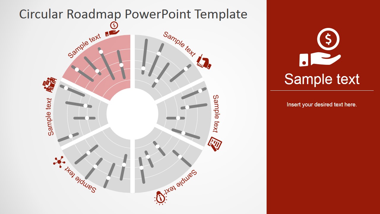 Circular Roadmap PowerPoint Template - SlideModel