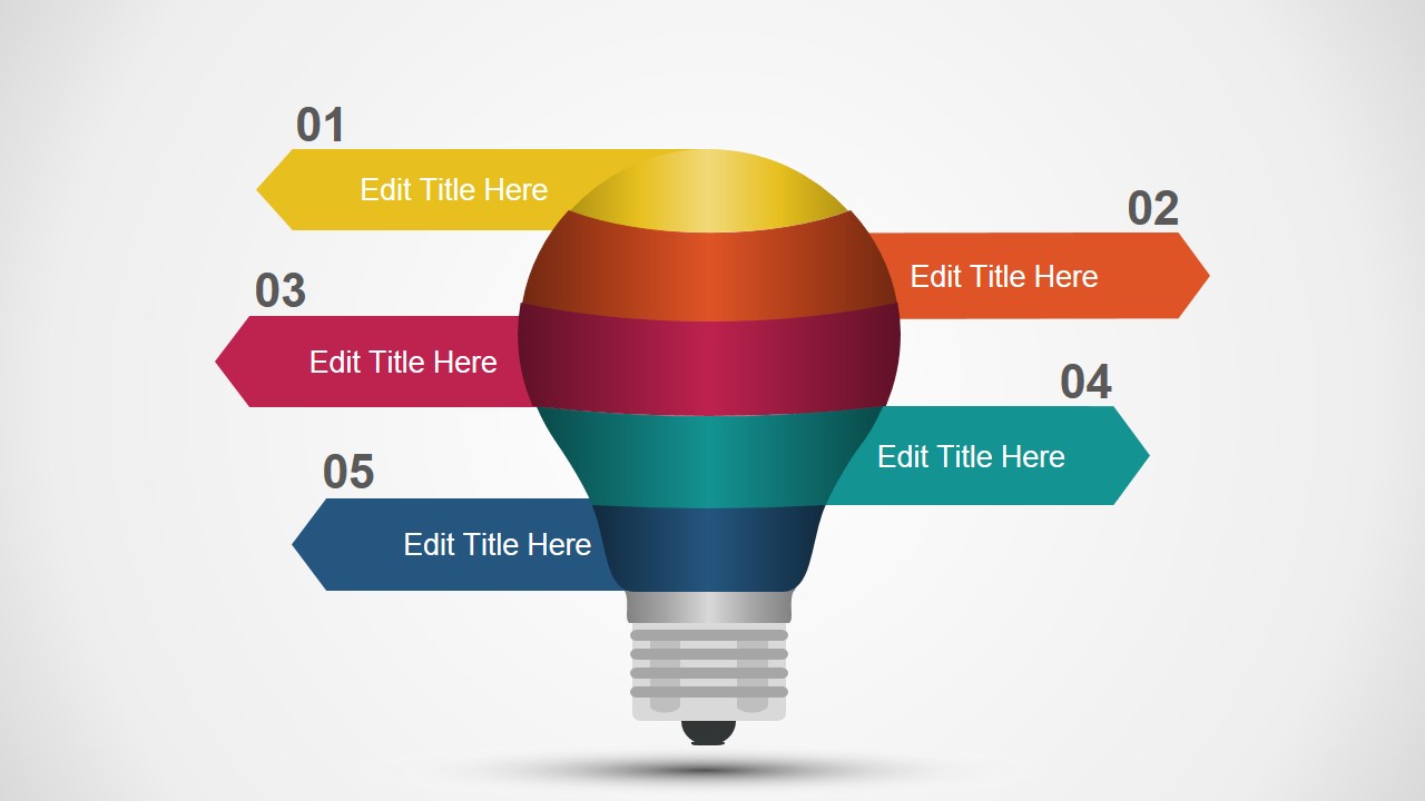 Multi-Layered Light Bulb Concept for PowerPoint - SlideModel