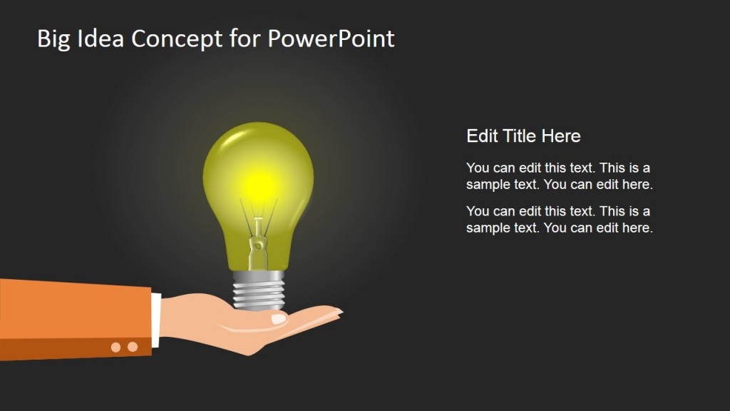 Big Idea Concept Shape for PowerPoint - SlideModel
