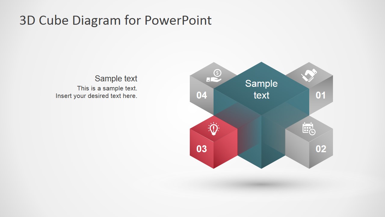 3D Cube Diagram Template for PowerPoint - SlideModel