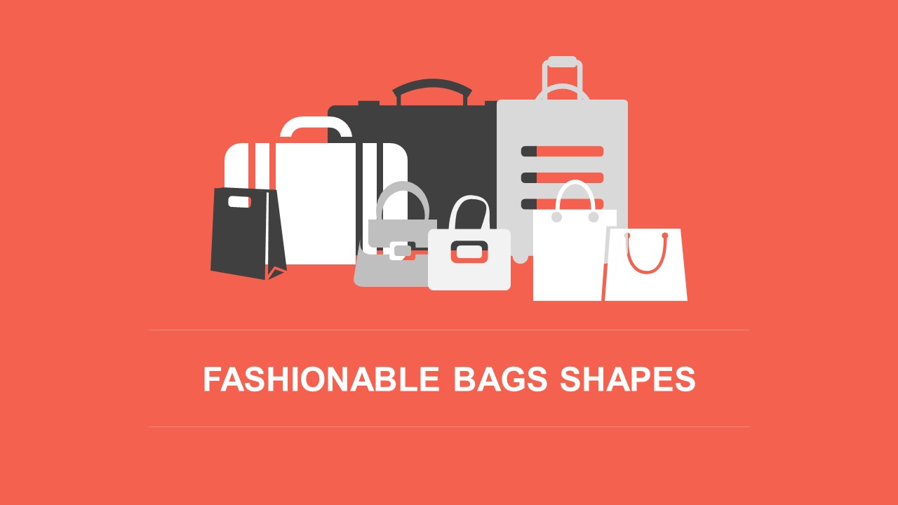 Fashionable Bag Shapes for PowerPoint