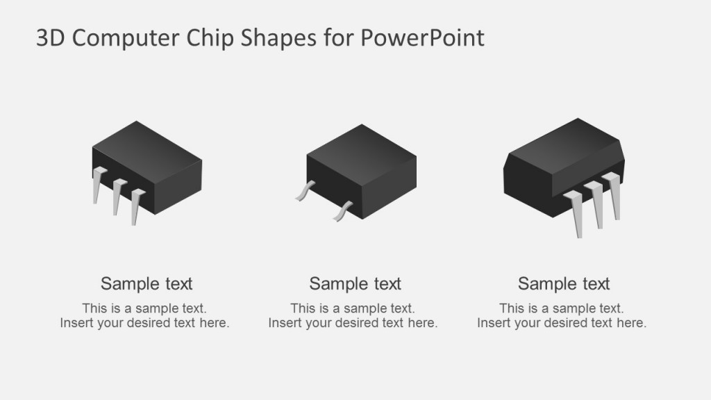 Computer Chip Vector for PowerPoint - SlideModel