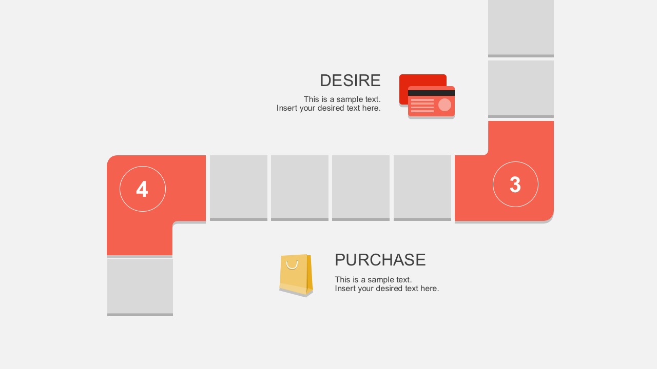 Retail Purchasing Pathway PowerPoint Template
