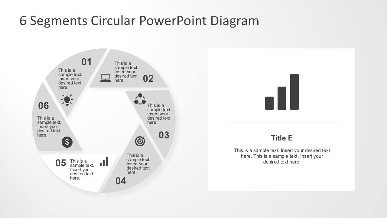 6 Segments Circular PowerPoint Diagram 6 Segments Circular PowerPoint Diagram