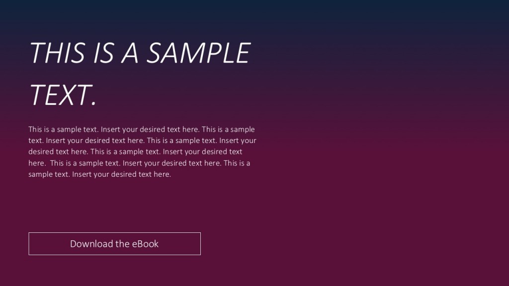 Editable Text Slides PowerPoint Templates Backgrounds - SlideModel