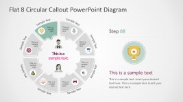 8 Steps Round Diagrams With PowerPoint Graphics - SlideModel
