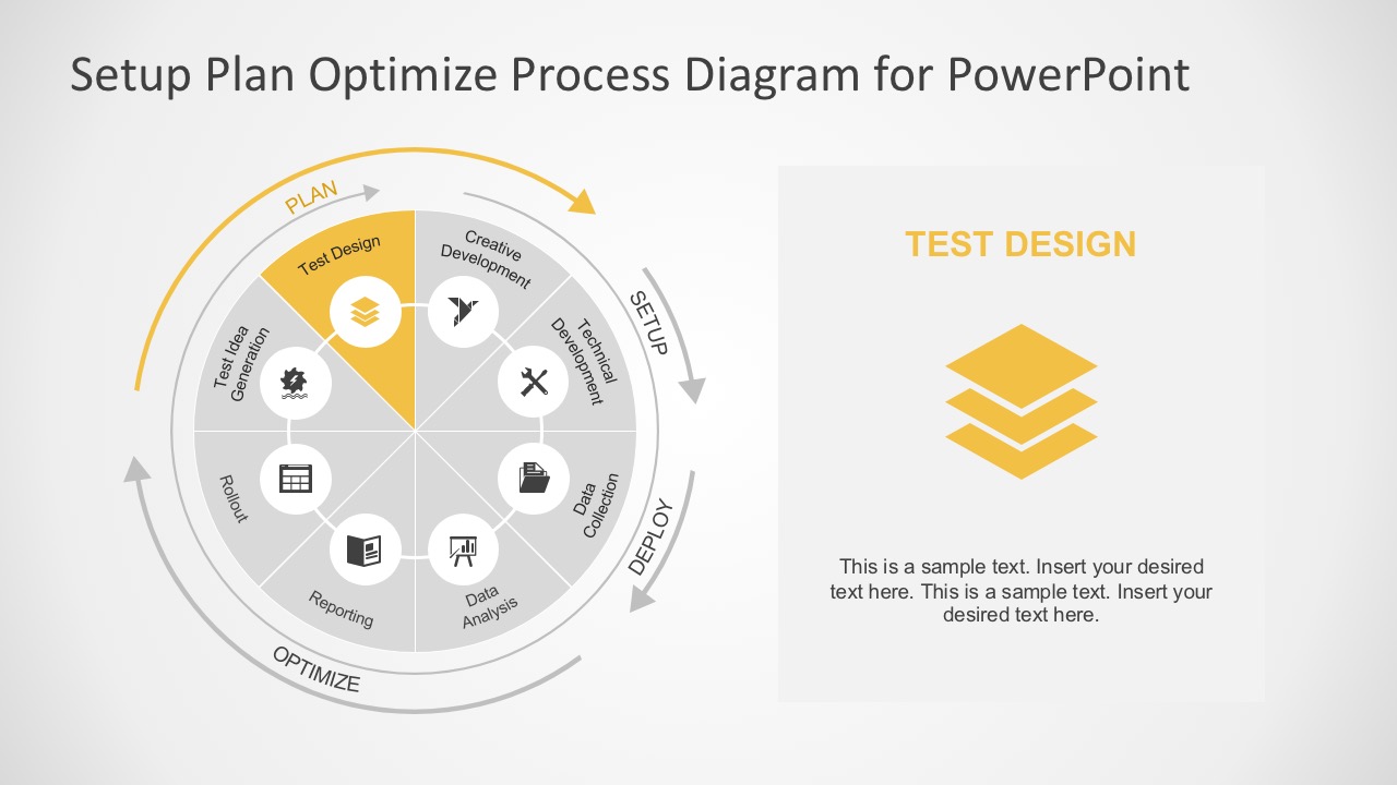 Setup Plan Process Diagram for PowerPoint