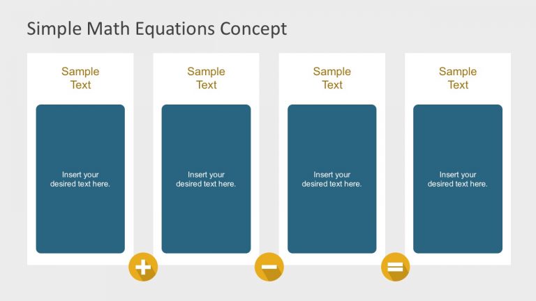 Math Operations Themed PowerPoint Slides - SlideModel