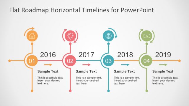 Flat Timeline Slide Presentation in PowerPoint - SlideModel Flat Timeline Slide Presentation in PowerPoint - SlideModel