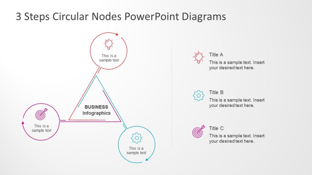 Infographic 3 Steps Diagram of PowerPoint - SlideModel