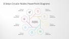 Flat Style PowerPoint Diagram with 8 Steps - SlideModel