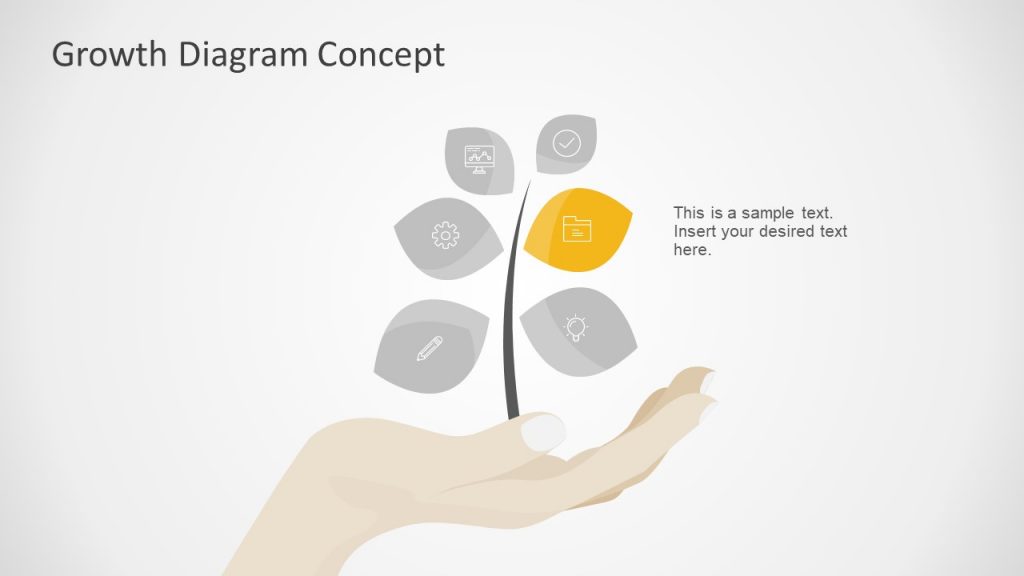 6 Step Growth Diagram Presentation - SlideModel