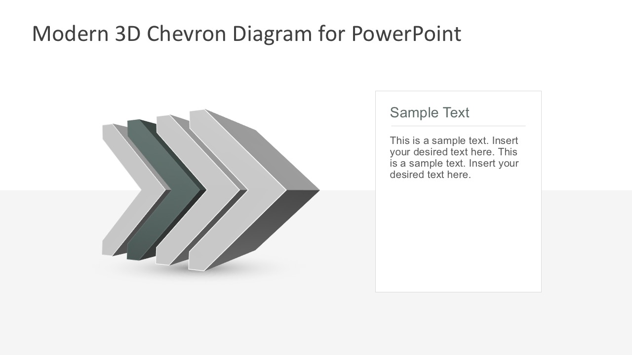 4 Step Chevron Diagram for PowerPoint - SlideModel
