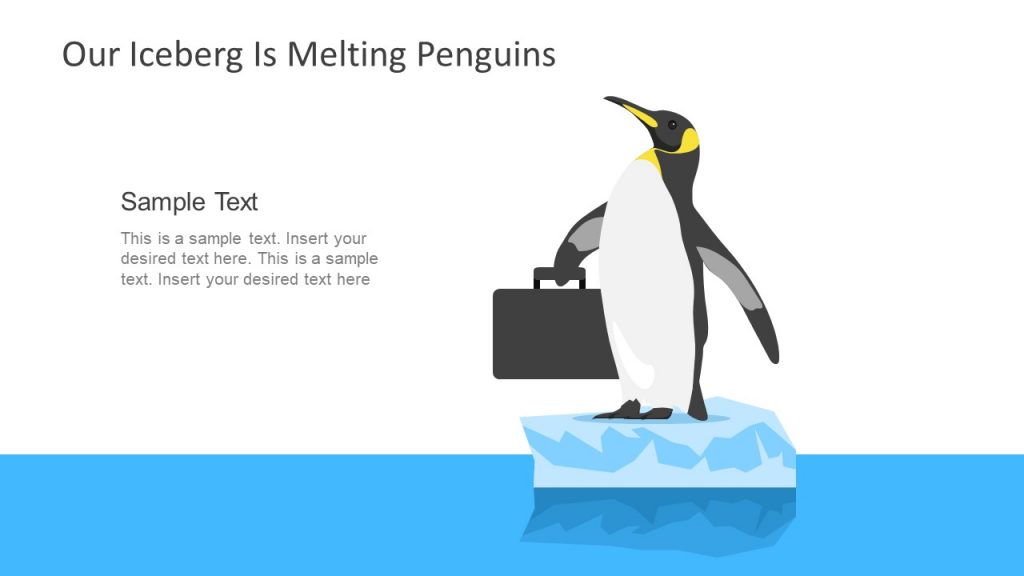 Template Layout PowerPoint Penguin - SlideModel