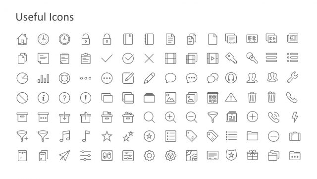 Useful Icons PowerPoint Slides - SlideModel