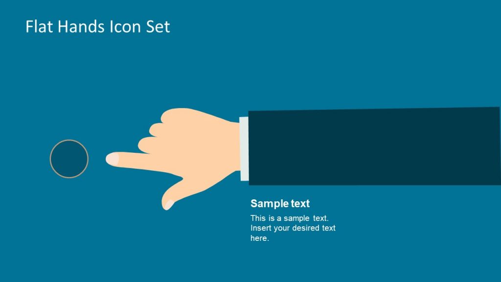 Finger Pointing Hand Gesture Icon PowerPoint - SlideModel