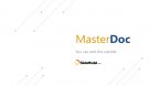 MasterDoc PowerPoint Header Slide - SlideModel