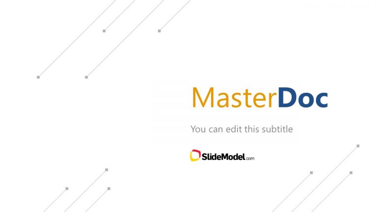 MasterDoc PowerPoint Header Slide - SlideModel