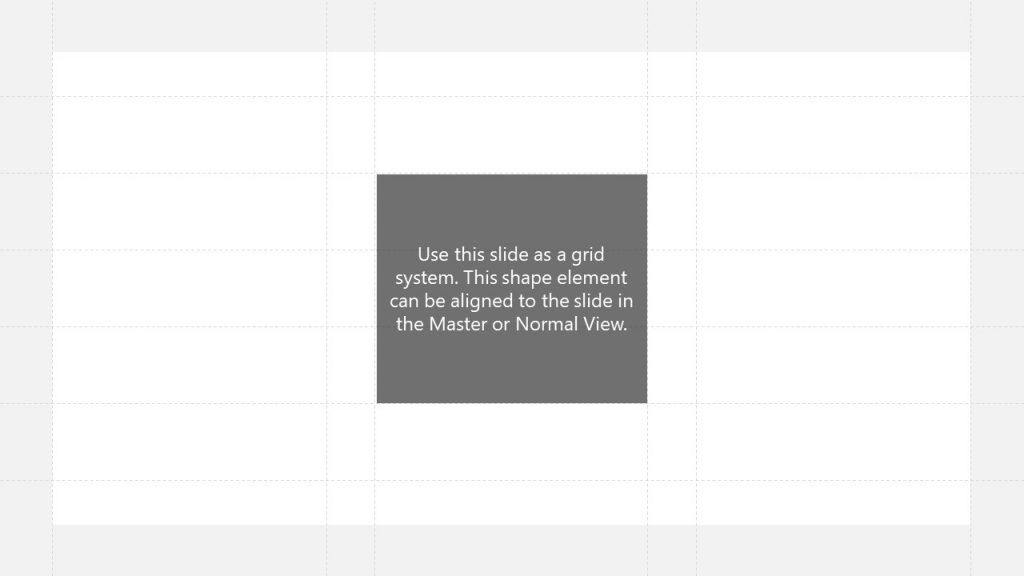 Grid PowerPoint Slide Sample - SlideModel