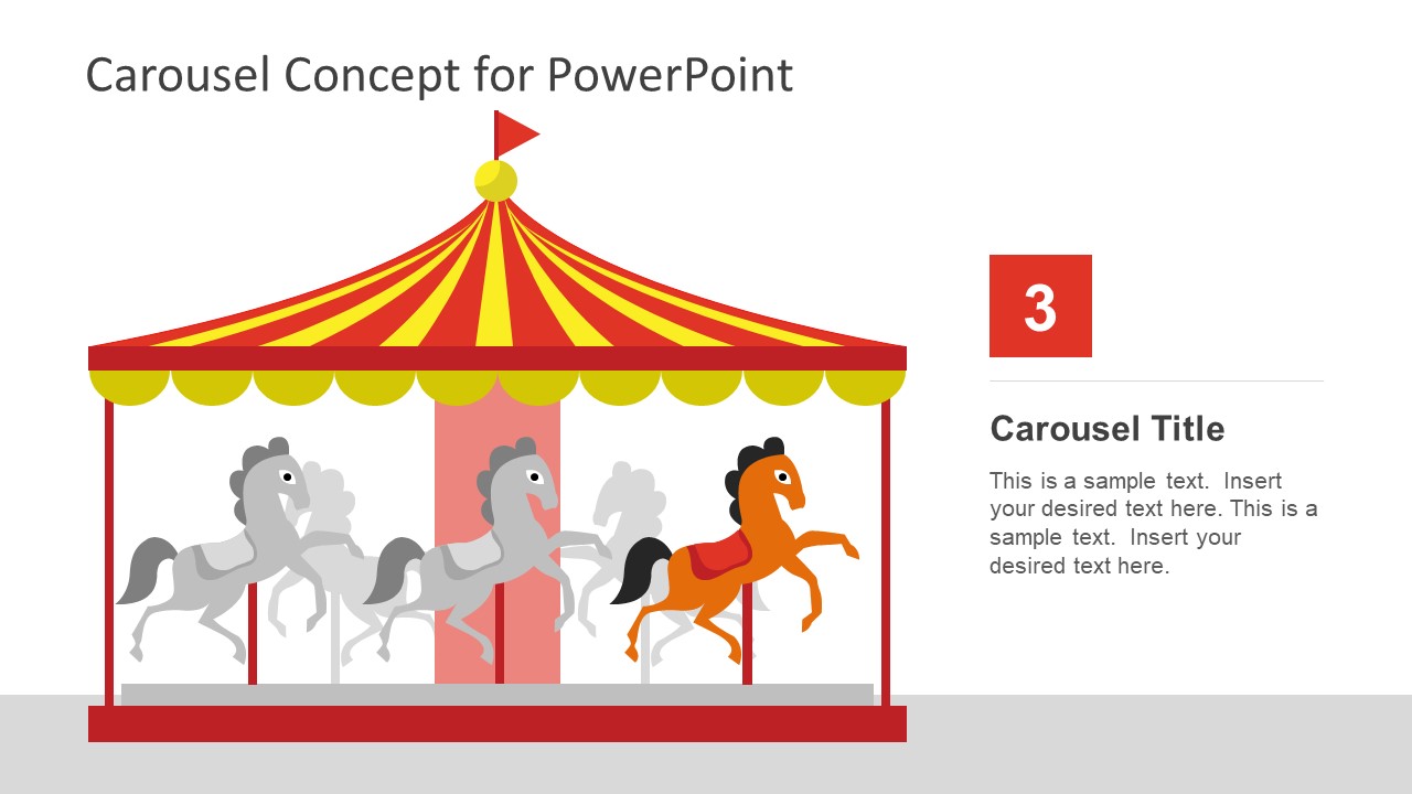 Carousel Concept PowerPoint Diagram - SlideModel