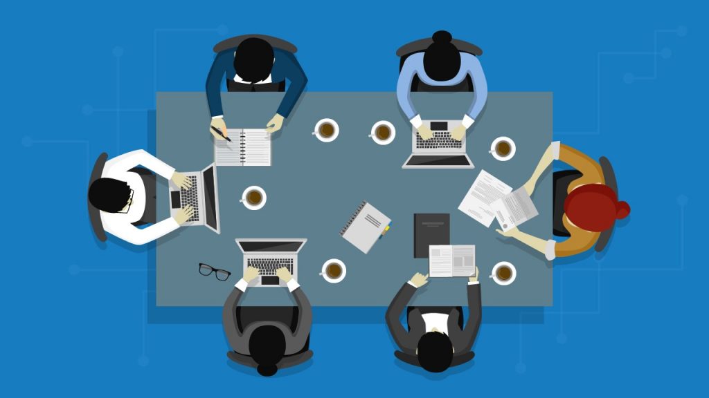 Infographic Template of Meeting Presentation - SlideModel