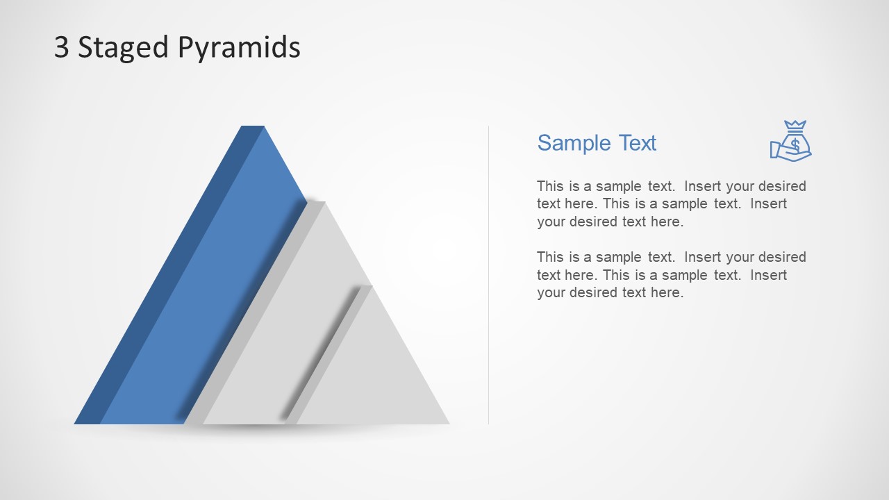3 Stages Pyramid PowerPoint Template - SlideModel