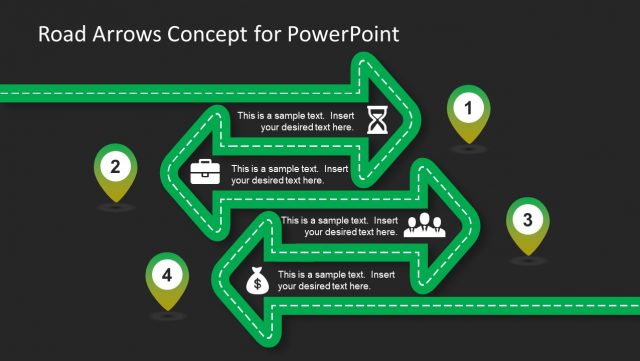 Infographic Template for Road Shape - SlideModel
