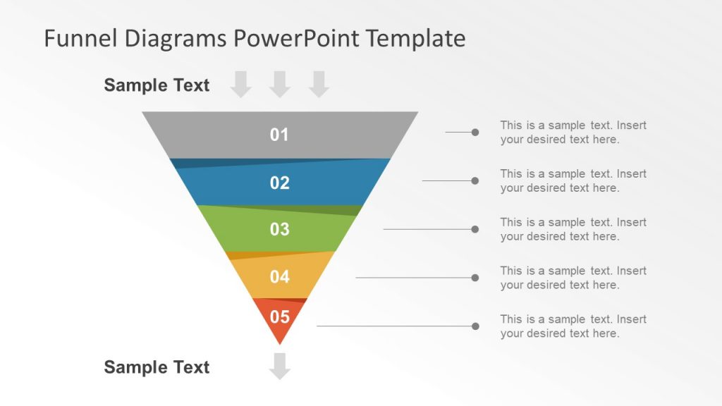 Data Filtering Diagram of Funnel in PowerPoint - SlideModel