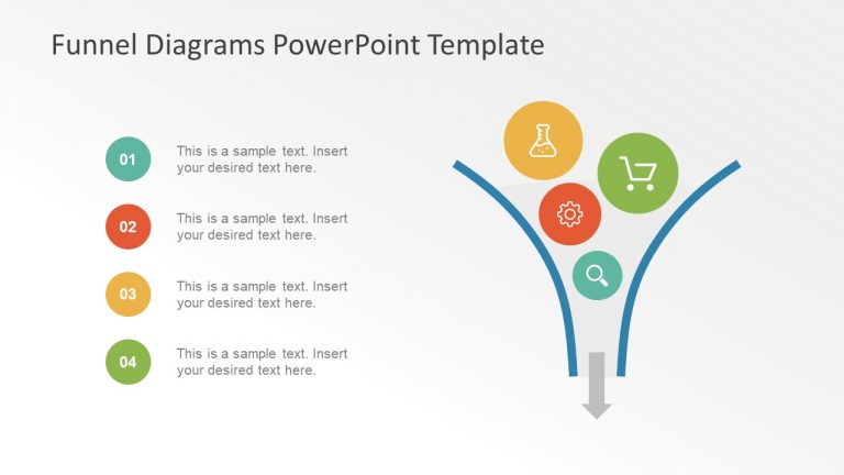 Image and Bullet List layout Funnel PowerPoint - SlideModel