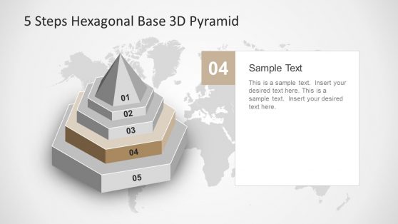 Hexagonal Base Template Diagram - SlideModel