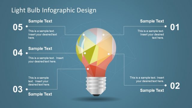 Light Bulb Infographic PowerPoint Design - SlideModel