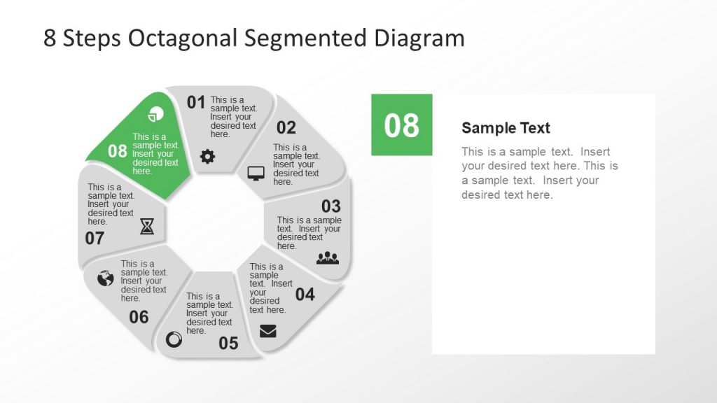Presentation PowerPoint Octagonal Diagram - SlideModel