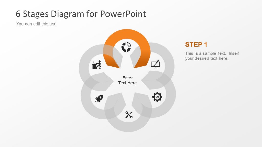 Presentation Template of 6 Stage - SlideModel