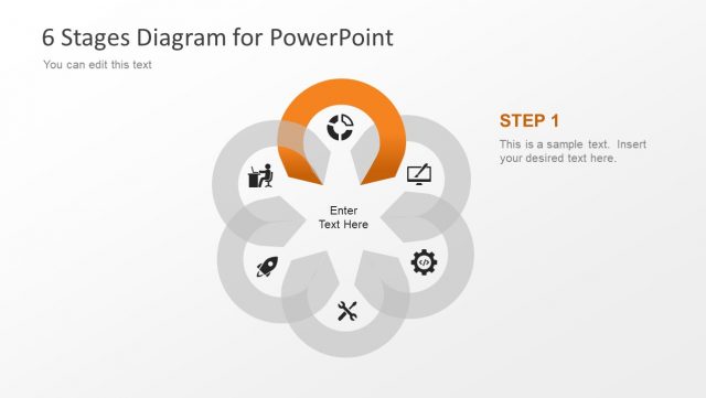 Presentation Template of 6 Stage - SlideModel