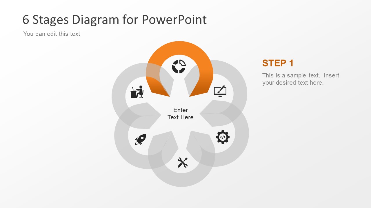 6 Stage Diagram for PowerPoint - SlideModel