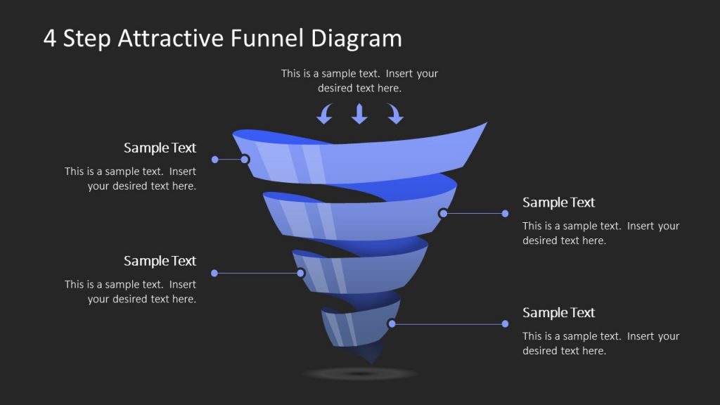 4 Stages Slide of Sales Funnel Diagram - SlideModel