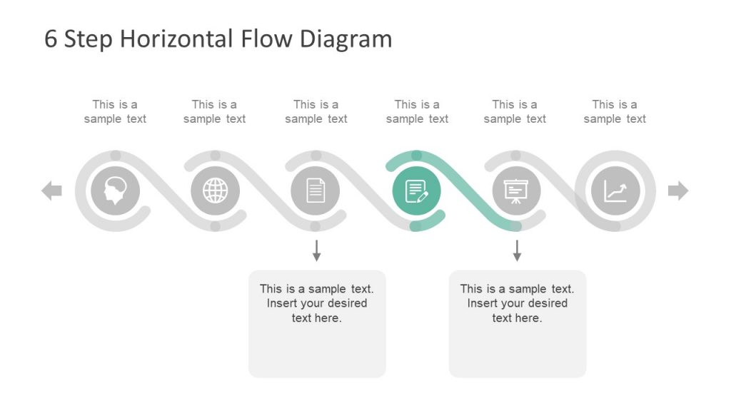 Editable Business Diagram of 6 Stages - SlideModel