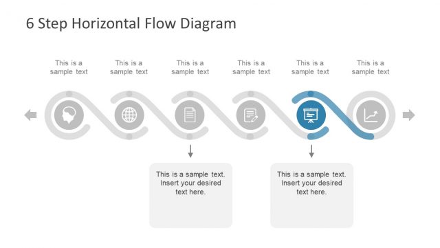 Slide of 6 Step Process Diagram - SlideModel