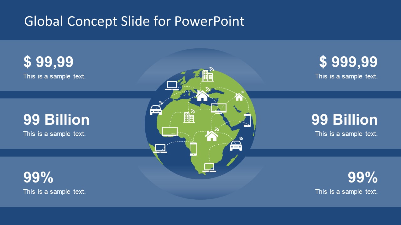 Global Concept Slide for PowerPoint & Presentation Slides Global Concept Slide for PowerPoint & Presentation Slides