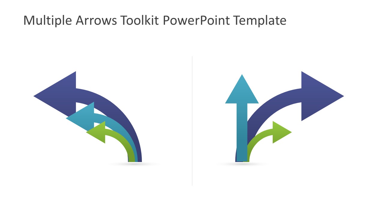 Multiple Arrows Toolkit PowerPoint Template - SlideModel