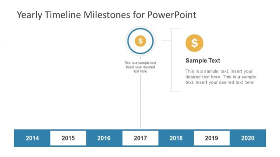 Timeline Template for Financial Forecasting - SlideModel