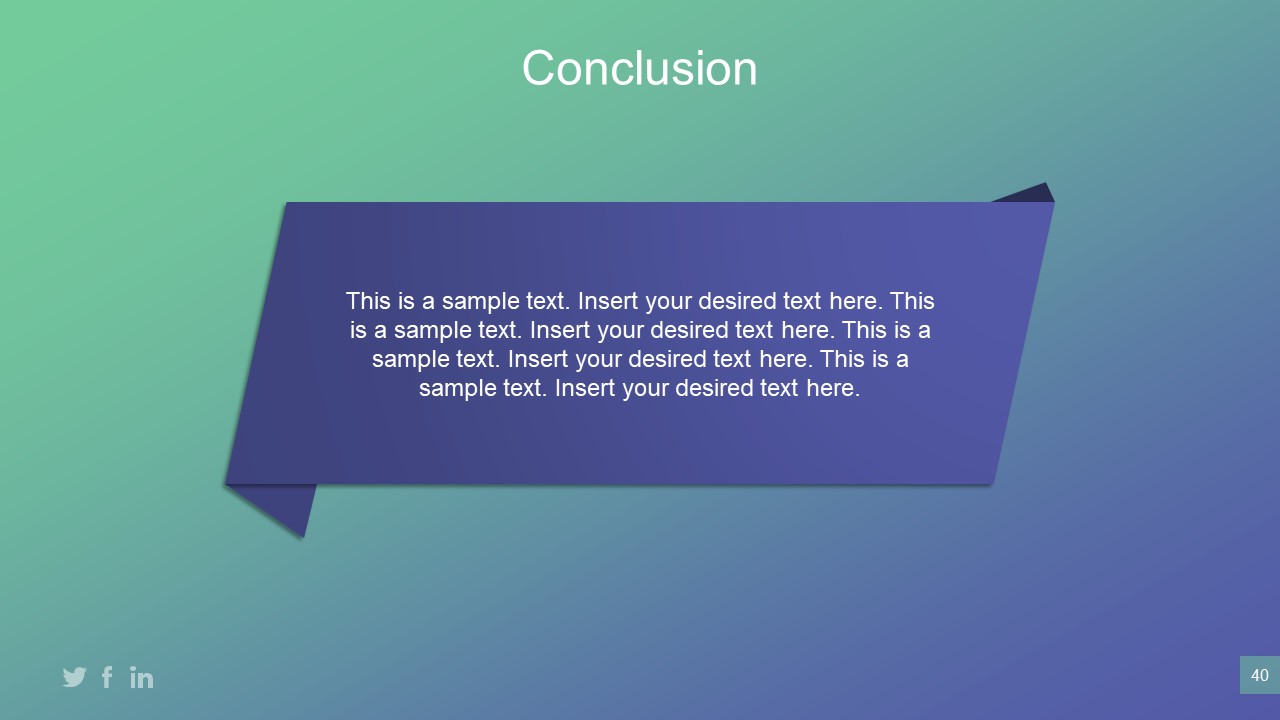 Conclusion Of Business Plan Presentation SlideModel