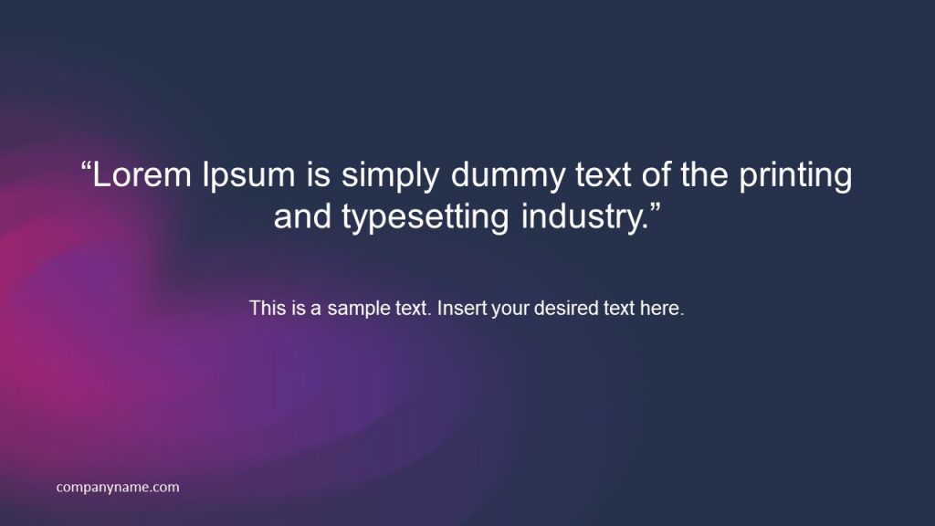 Gradient Statement Highlighting Slides - SlideModel