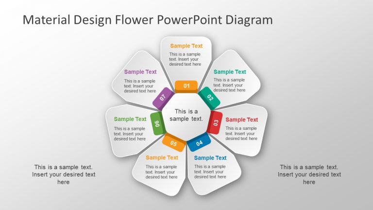 Material Design PowerPoint Diagram - SlideModel