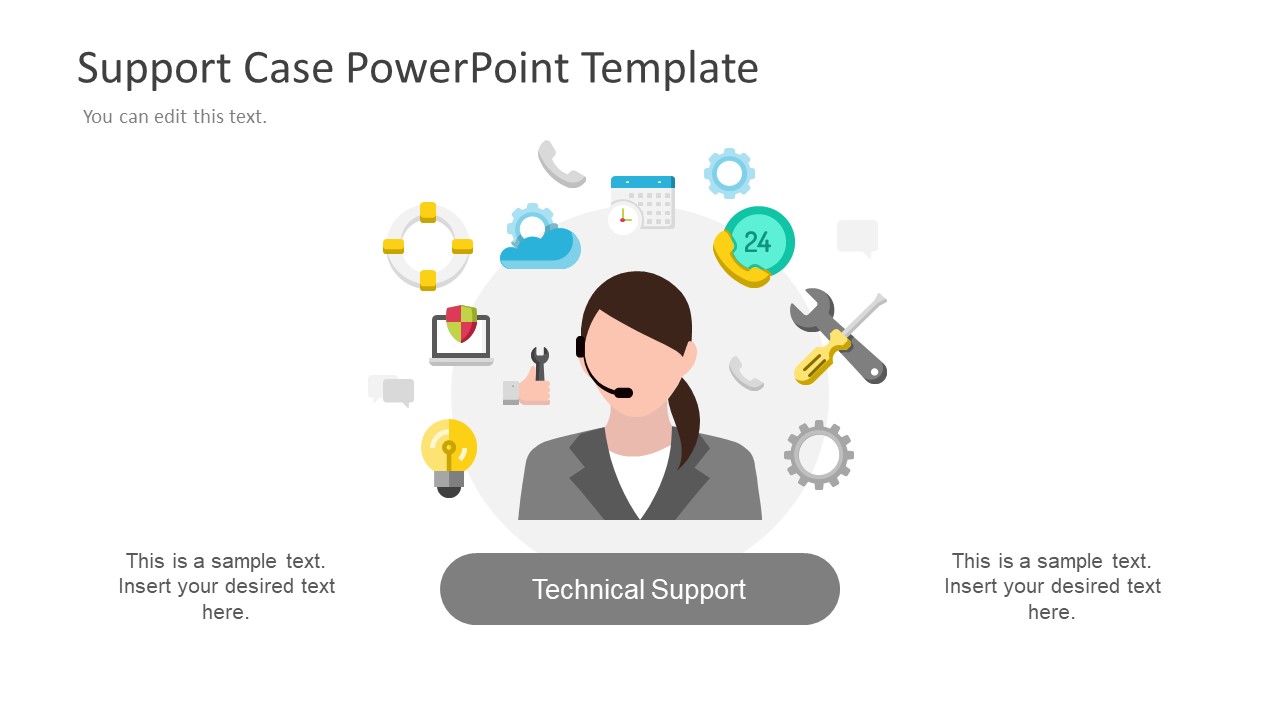 Support Case Escalation PowerPoint Template