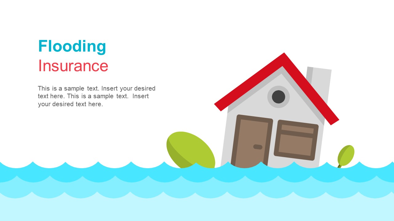 Flood Category Disaster Insurance PowerPoint - SlideModel