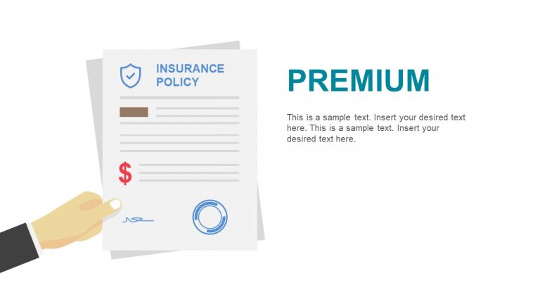 PowerPoint Visual Slide of Insurance Policies - SlideModel