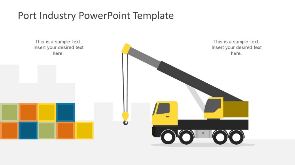 Port Shipping of Products Slide - SlideModel