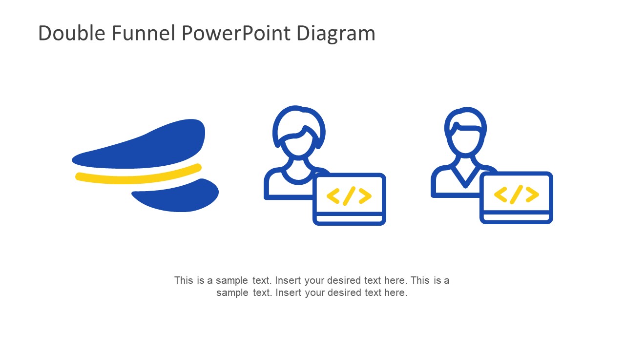 Double Funnel PowerPoint Diagram - SlideModel